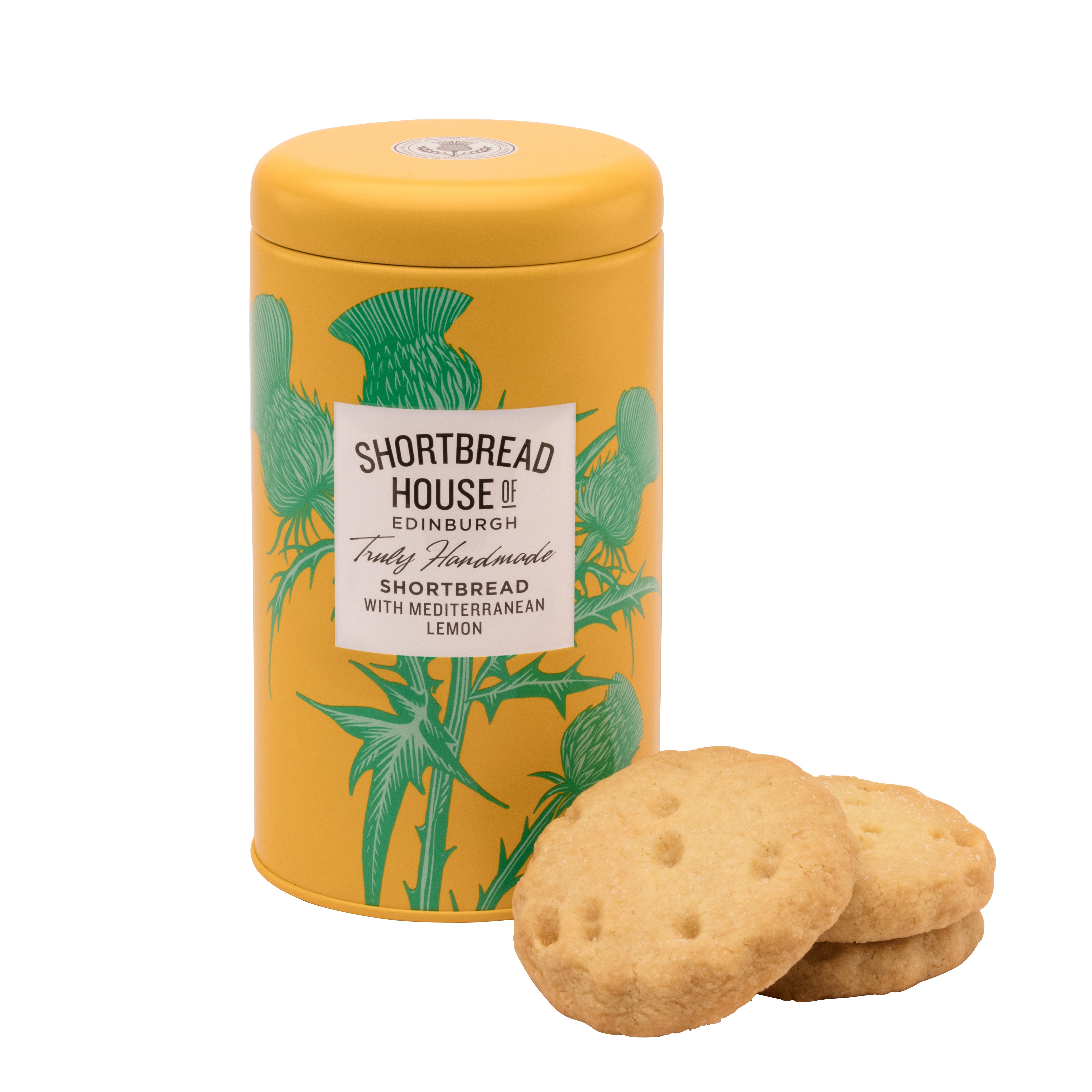 Shortbread House Mediterranean Lemon Biscuit Tin 140g – Chelsea Market ...