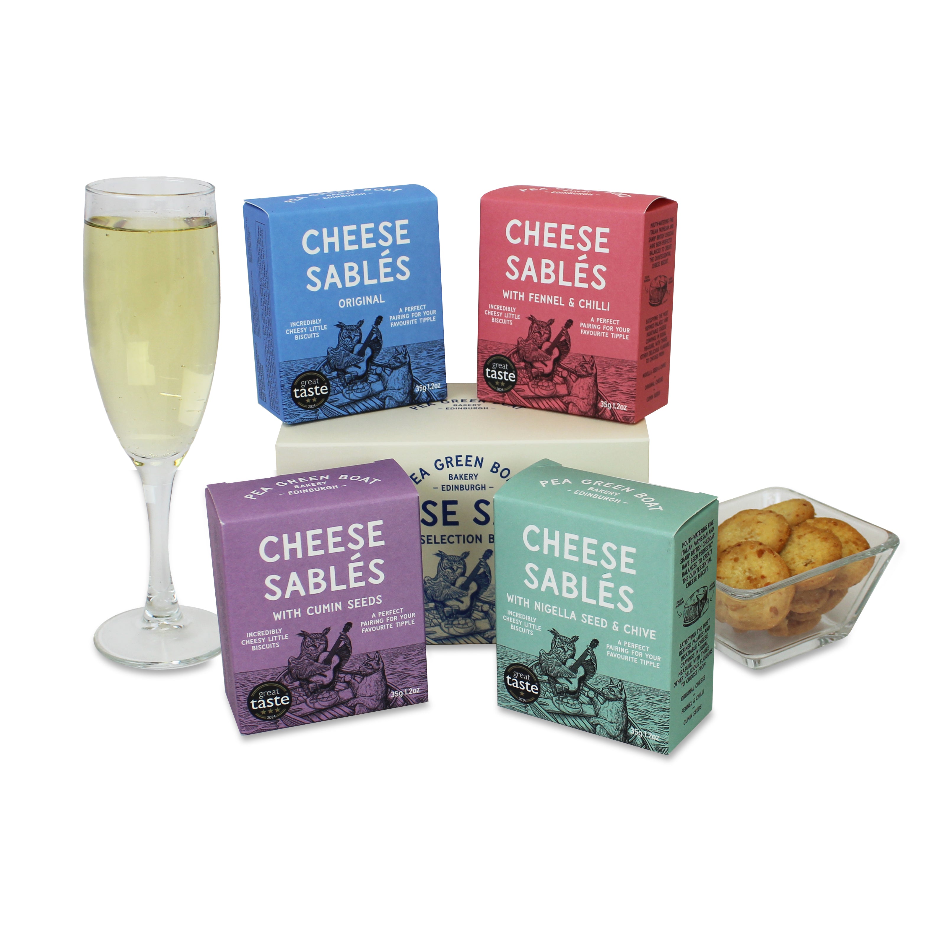 Pea Green Boat Selection Box – Chelsea Market Baskets