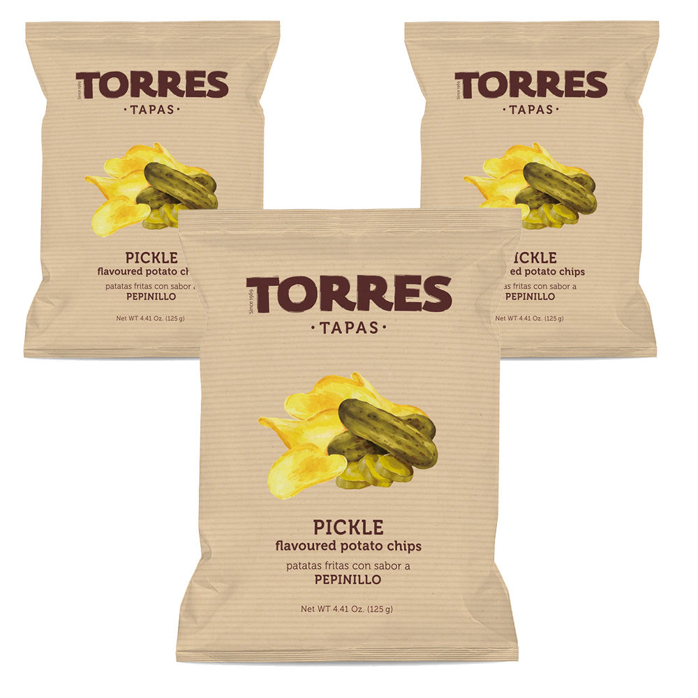 Torres Pickle Flavored Potato Chips 125g (3-Pack) – Chelsea Market Baskets