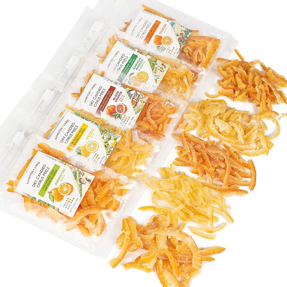 Candied Japanese Citrus Peels Variety Pack (5-flavors) – Chelsea Market ...