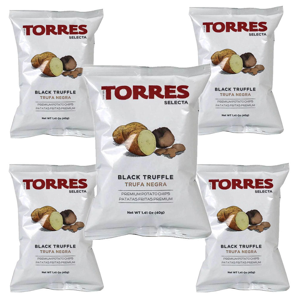 Torres Black Truffle Chips 40g (5-Pack) – Chelsea Market Baskets